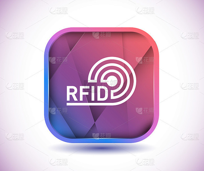 向量rfid图标