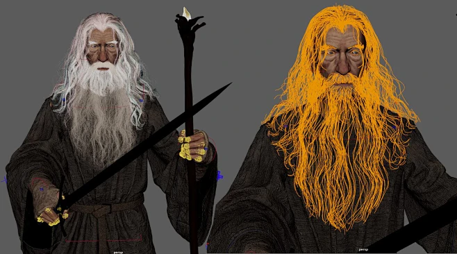 Gandalf Fanart-花瓣网