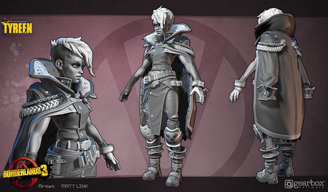 Tyreen - Highpoly(B497A)-花瓣网