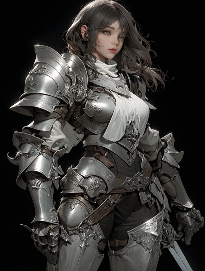 ArtStation - Medieval female knights2-花瓣网