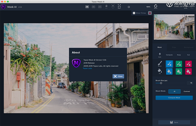 Topaz Mask AI for mac(人工智能AI抠图软件) : 为大家推荐一款很好用的人工智能AI抠图软件，Topaz Mask AI ...