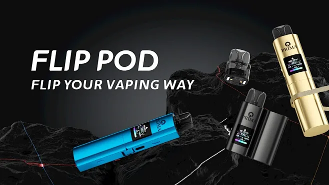 World’s First Foldable Open Pod System: Prima Flip-Advanced Vaping ...