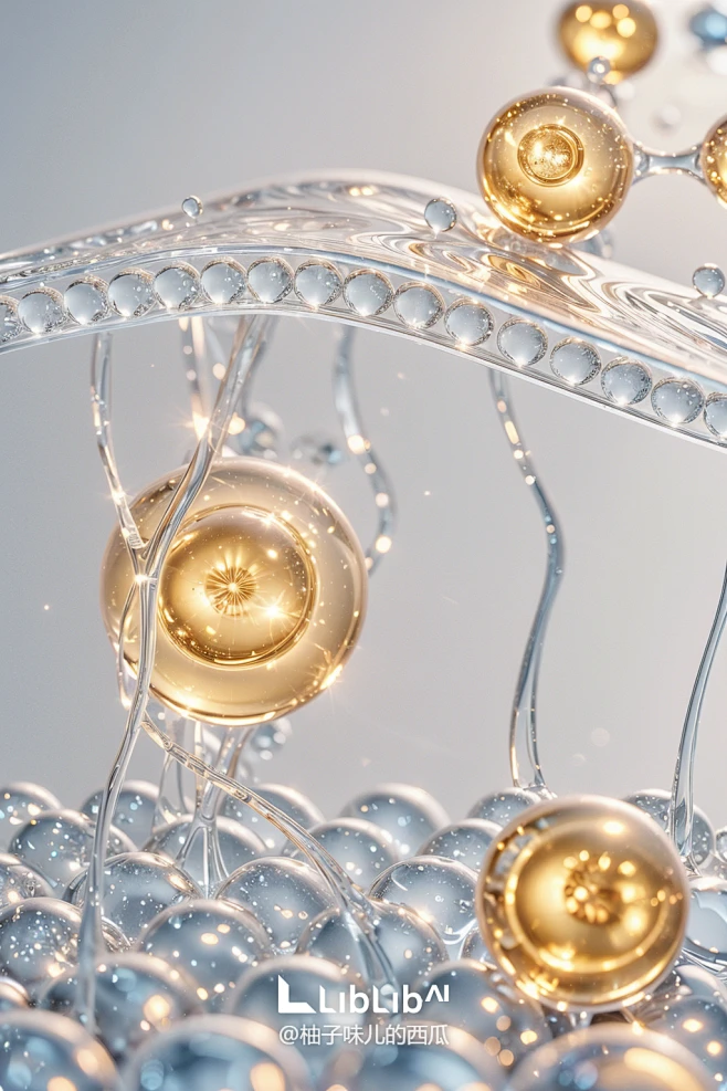 美妆分子泡泡-LoRA-Hongke-LiblibAI-花瓣网