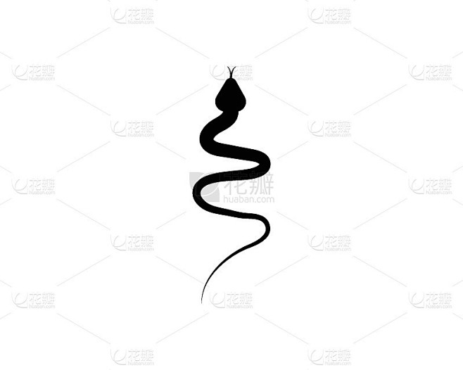 蛇标志矢量