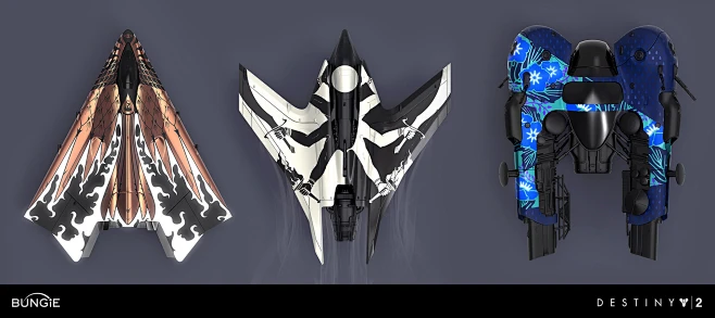 Destiny 2- Exotic Ship Graphics , Dima Goryainov : Graphic designs ...