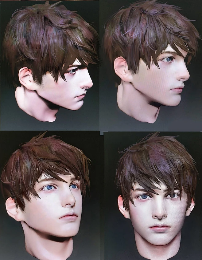 Zbrush Head Concept-花瓣网