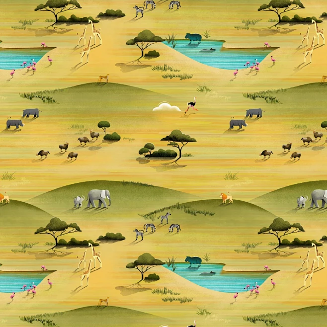 Around the World Pattern Collection-花瓣网