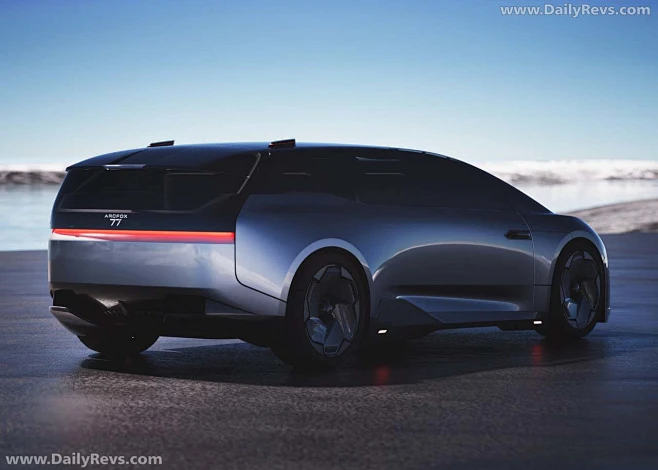 2025 Arcfox 77 Concept Rear View-花瓣网