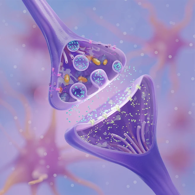 3D blender medical illustration science science illustration-花瓣网