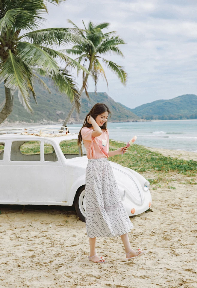 茵曼粉色印花t恤女2020夏装新款纯棉圆领宽松短袖体恤上衣小清新-tmall.com天猫-花瓣网