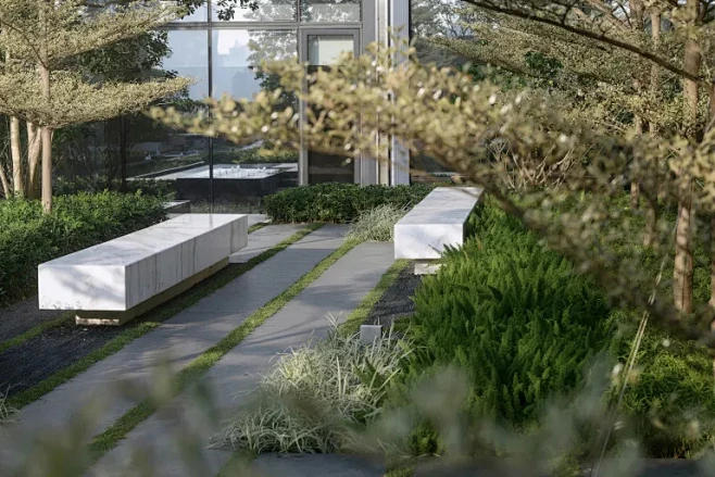 Shenzhen CRLand MixC Apartment Rooftop Garden by Atelier Scale – mooool-花瓣网