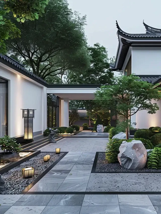 中式庭院平面 - 小红书搜索-花瓣网