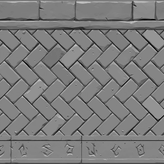 Tiling Stylised Stone, Declan Hart : Yo! Another late night sketch ...