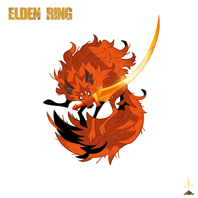 Elden Ring Red Wolf of Radagon-花瓣网