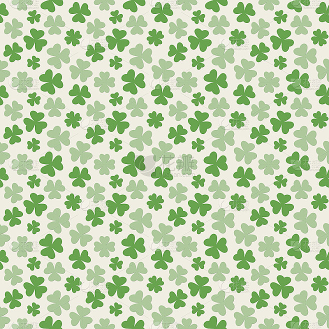 Repeating clover leaf pattern