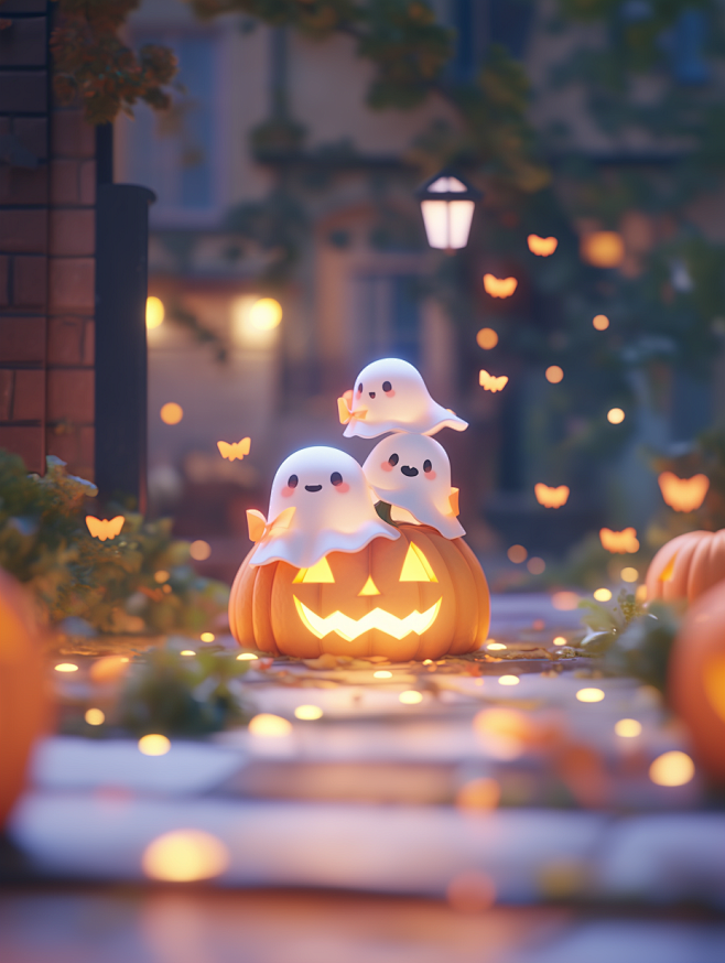 mj_9513_Halloween_The_ghost_lovely_pop_mart_blind_box_Pixar_com ...