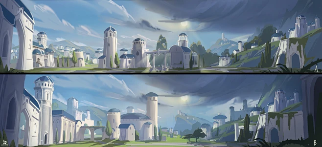 Wings of Justice (Wild Rift) Environment art-花瓣网