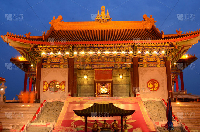 寺庙,夜晚,chinese temple dog,道教,犹太教会堂,纪念碑,天空,灵性,古老的,东亚