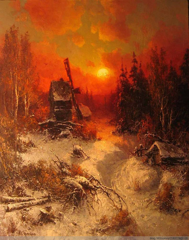 乌克兰Pryadko.Yuriy油画作品(风景1) - 秦之后裔伯 - 秦之后裔伯