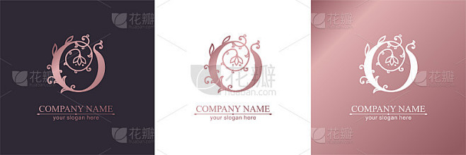 Premium Vector O标志。Monnogram。精英公司的个人标志或标志。