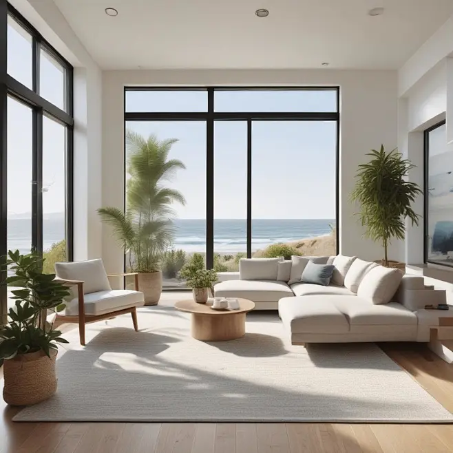 Modern Beach House Interior Design-花瓣网