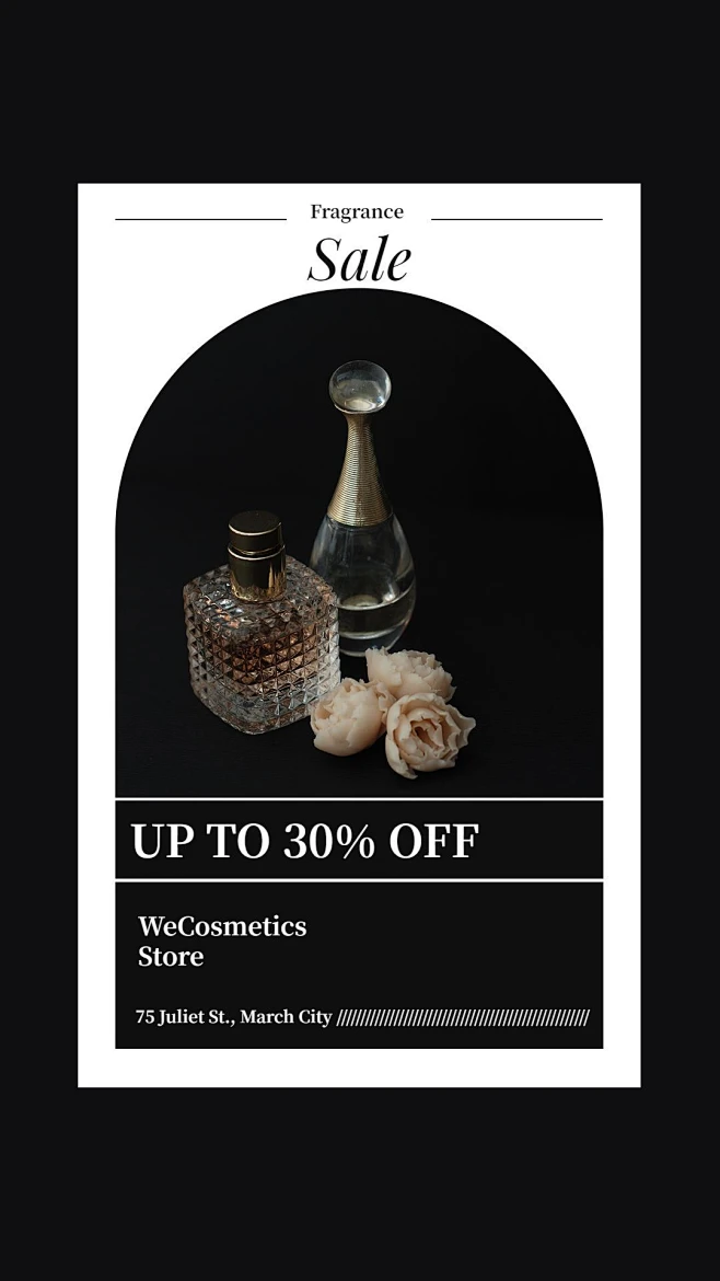 Arch Element Women's Perfume Fragrance Sale Promo Ecommerce Story素材-花瓣网