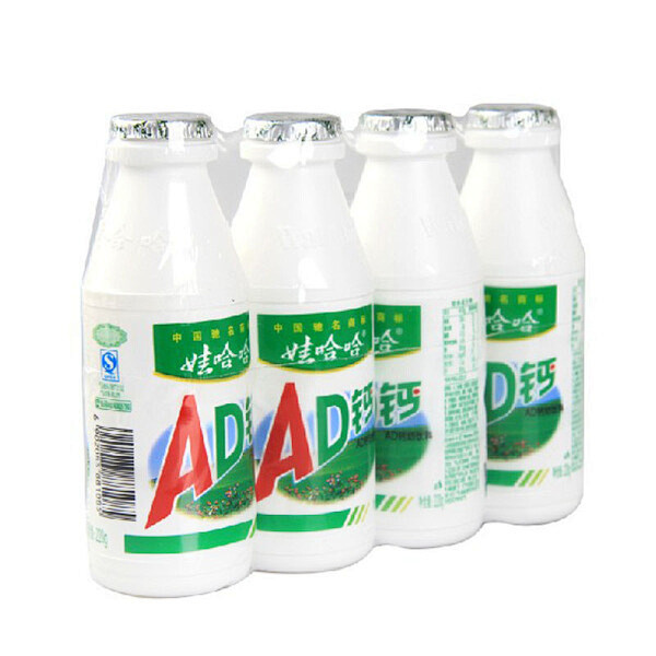 娃哈哈 AD钙奶220ml 8瓶组合 儿童