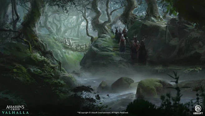 解禁！数百张最新设定全抱走，《刺客信条：英灵殿》美术分享 | idartist : ⚓-花瓣网