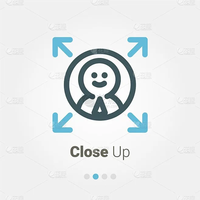 Close Up vector icon素材-花瓣网