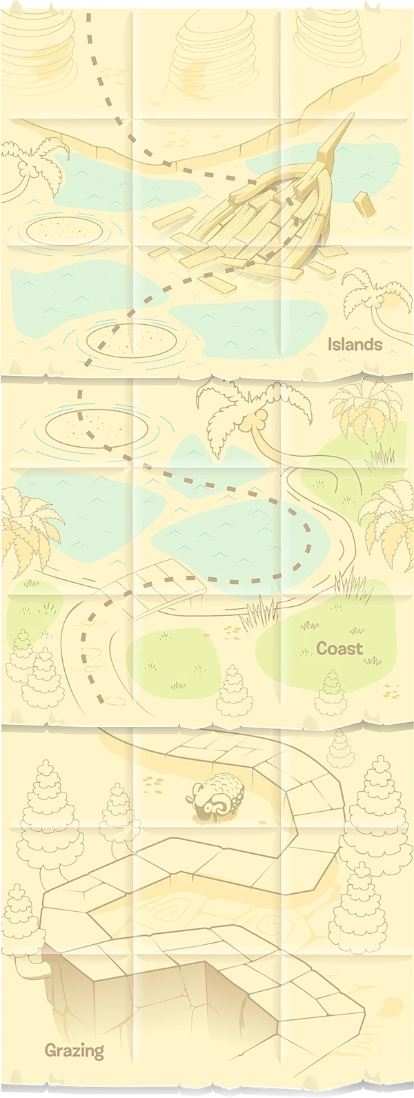 Q版关卡地图原画Q版关卡路线图来自cgbook.cn (1359)-花瓣网