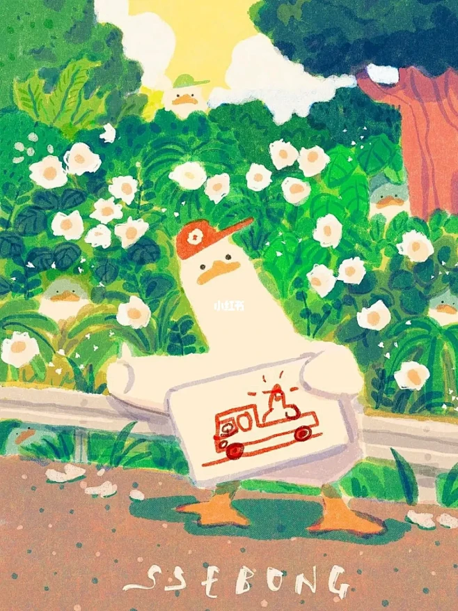 ssebong_rama｜韩国插画师、艺术家-花瓣网