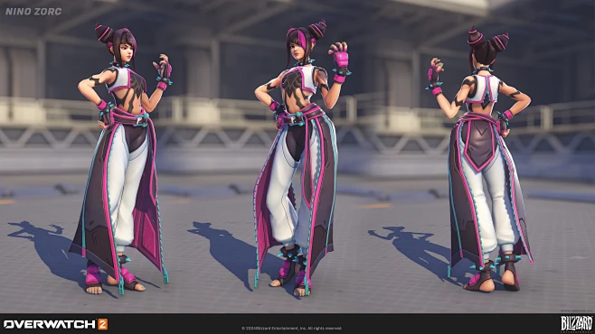 Overwatch 2 X Street Fighter 6 - Juri Kiriko-花瓣网