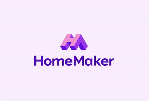 HomeMaker Logo Design - Animated 3d branding construction custom design ...