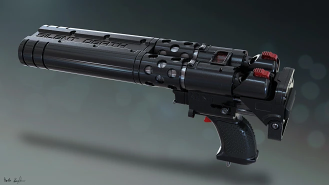 Speed Modeling Scifi Gun Part 1, Marek Kaplita : Some concepts from ...