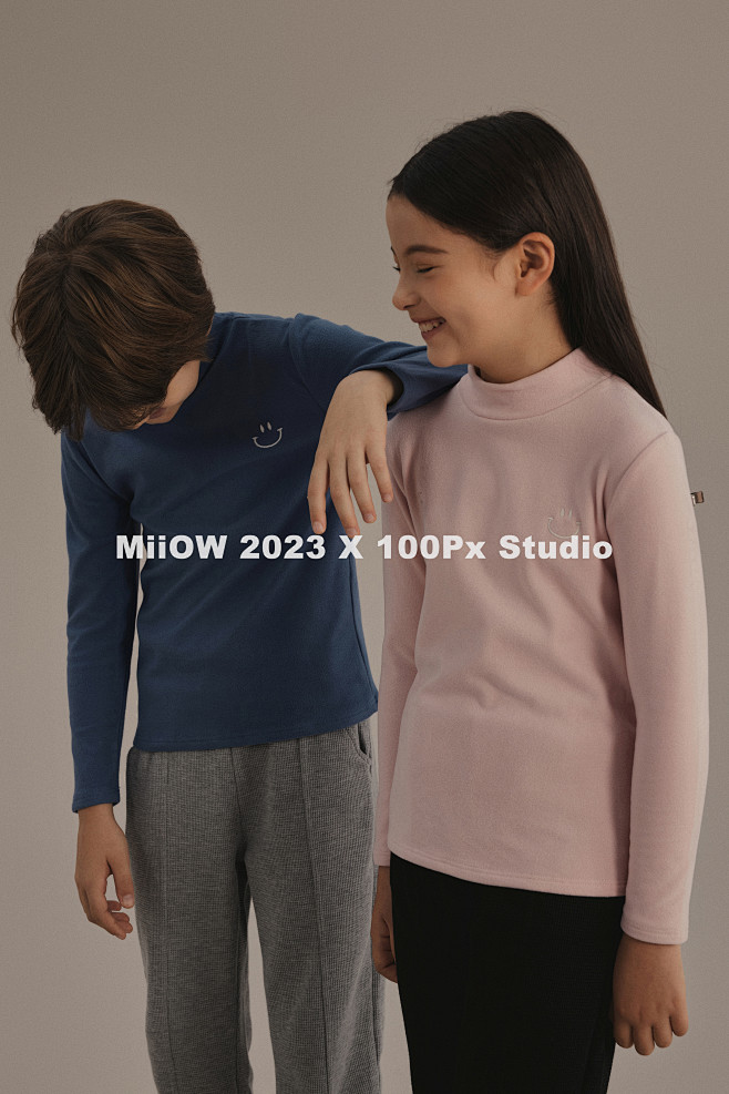 童装拍摄 Miiow 2023 AW Lookbook 100Px Studio (29)