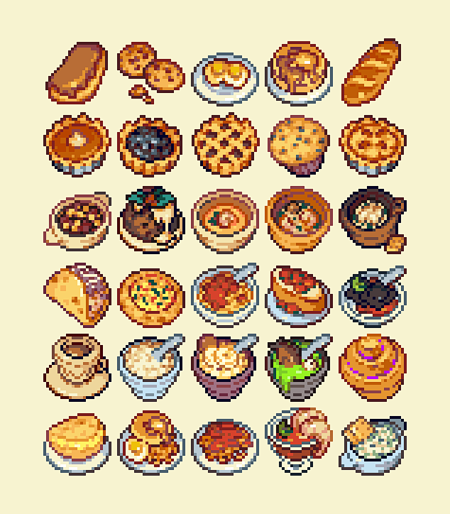 Pixel Art Food, Anime Pixel Art, Piskel Art, Pixel Animation, Cute Food ...