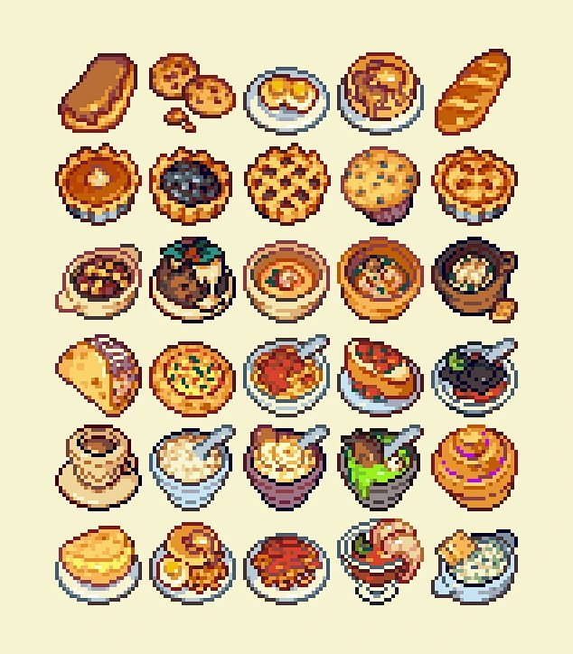 Pixel Art Food, Anime Pixel Art, Piskel Art, Pixel Animation, Cute Food ...