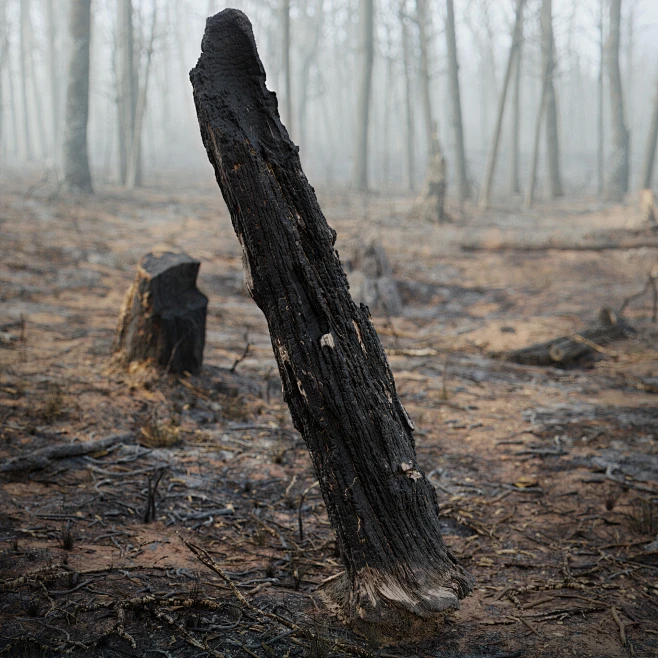 BURNT FOREST, Rodolfo galvez : in this scene I have used some assets ...