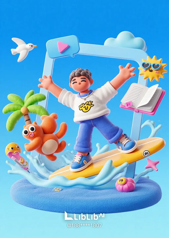 【小汀】F.1运营质感元素-LoRA-小汀AIGC-LiblibAI-花瓣网