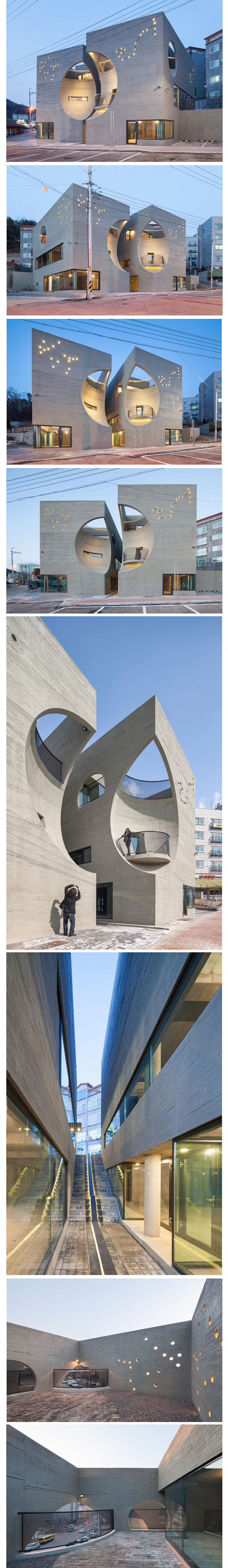 韩国Moon Hoon建筑公司Two Moon 两个月亮文化中心建筑设计