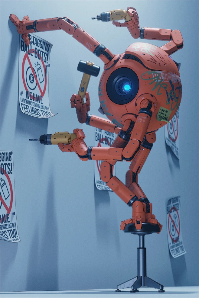 Billy Bob Ball Bot, Wouter Gort : Design I made for the latest ...