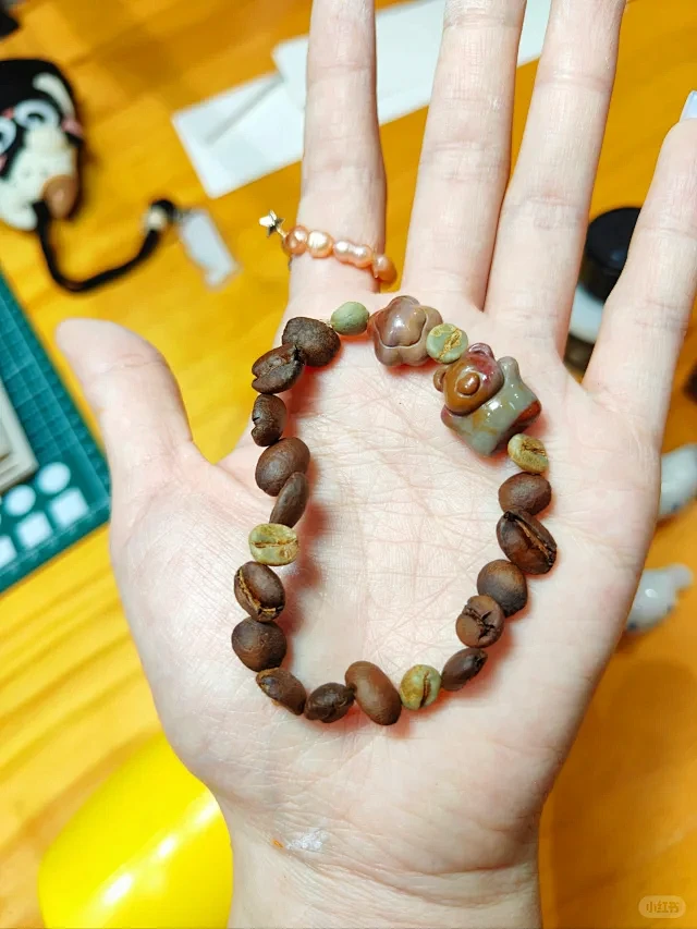 咖啡豆黄金手串 - 小红书搜索-花瓣网
