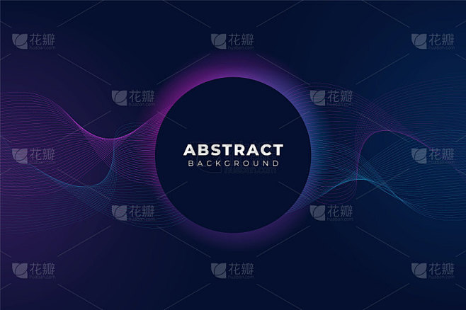 摘要:现代科技背景下的未来派波线辉映蓝粉