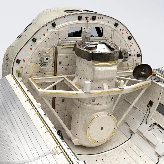 High Poly Space Shuttle / Cockpit, Chris Kuhn : A high poly model of ...