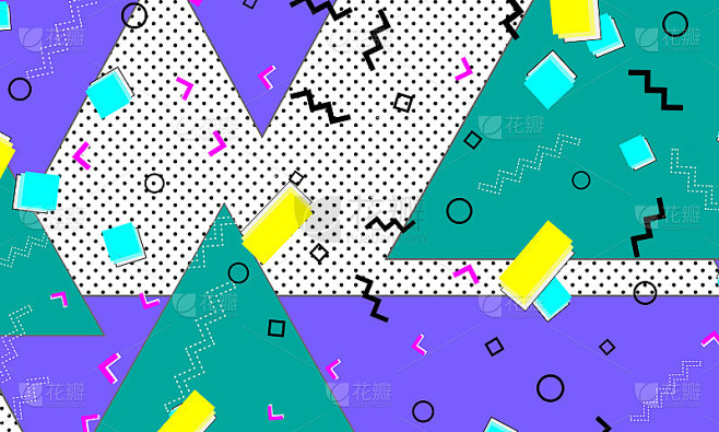 Pop art color background. Trendy pattern