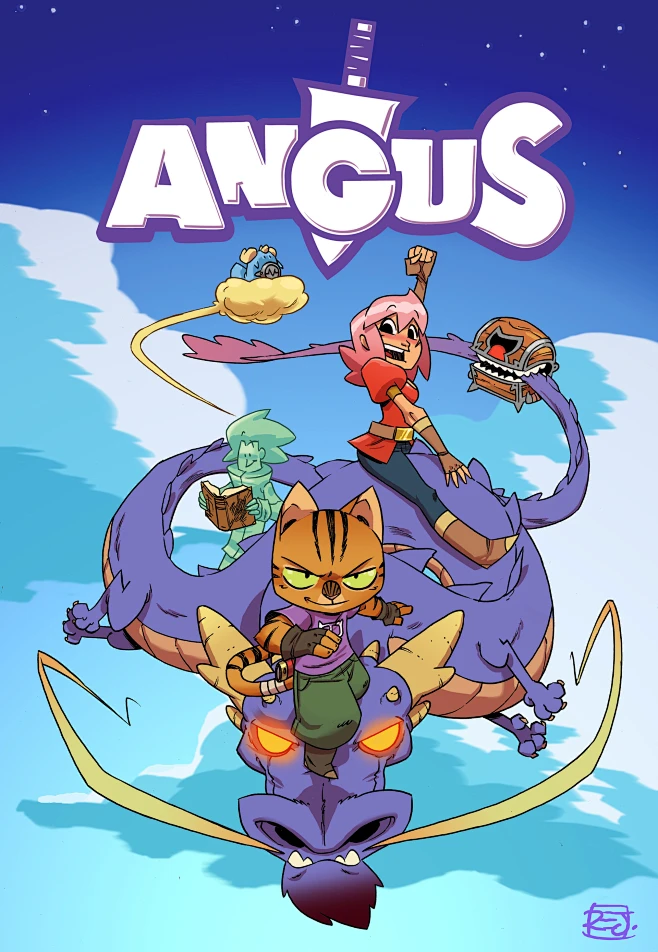 Angus comic book.-花瓣网