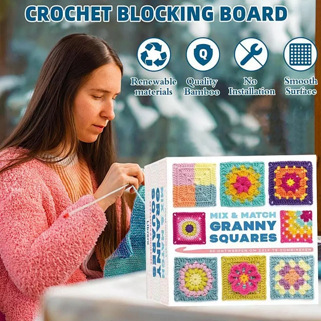 The Granny Square Card Deck 50 Mix & Match Desgins to Crochet Pattern ...