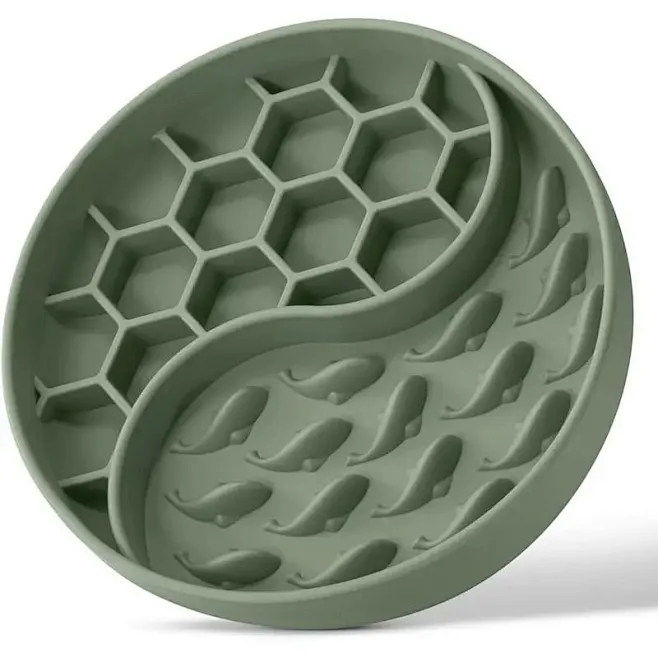 Slow Feeder Dog Bowl Silicone Dog Licking Bowl Suction Cup - Temu-花瓣网