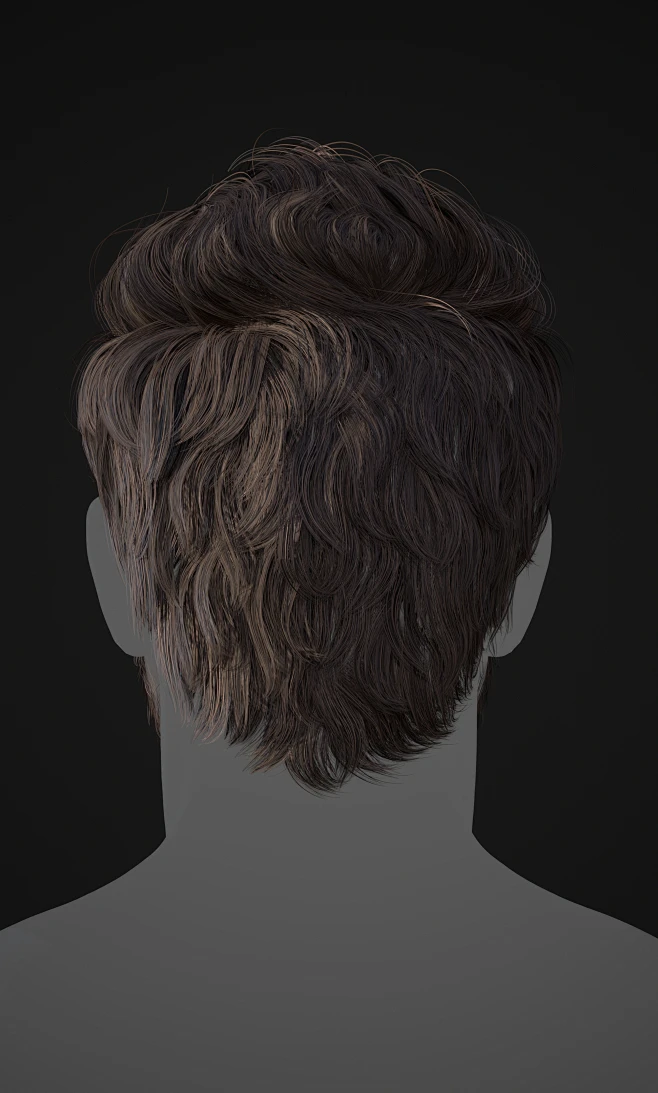 Hunter - Hair- Real Time hair-花瓣网