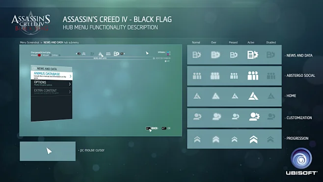 Assassin's Creed UI/UX, Andrii Shafetov : A set of examples of my UI/UX ...